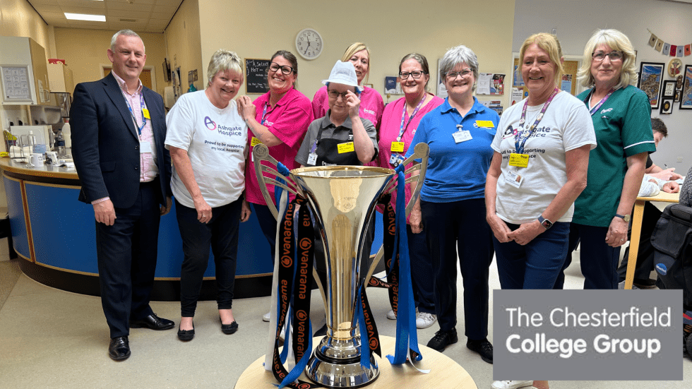 Trophy on Tour: Ashgate Hospice | Chesterfield FC