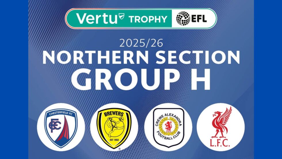 Vertu Trophy line-up complete | Chesterfield FC