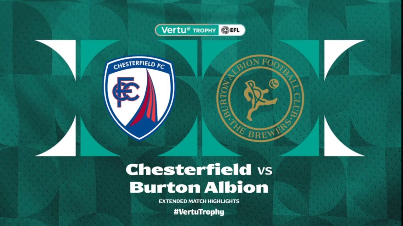 Match highlights: Burton Albion (h) - Vertu Trophy | Chesterfield FC